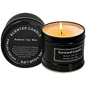 Family Scented Candles, Scented Candles, Fragrance and Soybean Pot Candle Gift Set - 3 Package, 9.6 Ounces, Lavender | Orange Flower | Annatto Candles