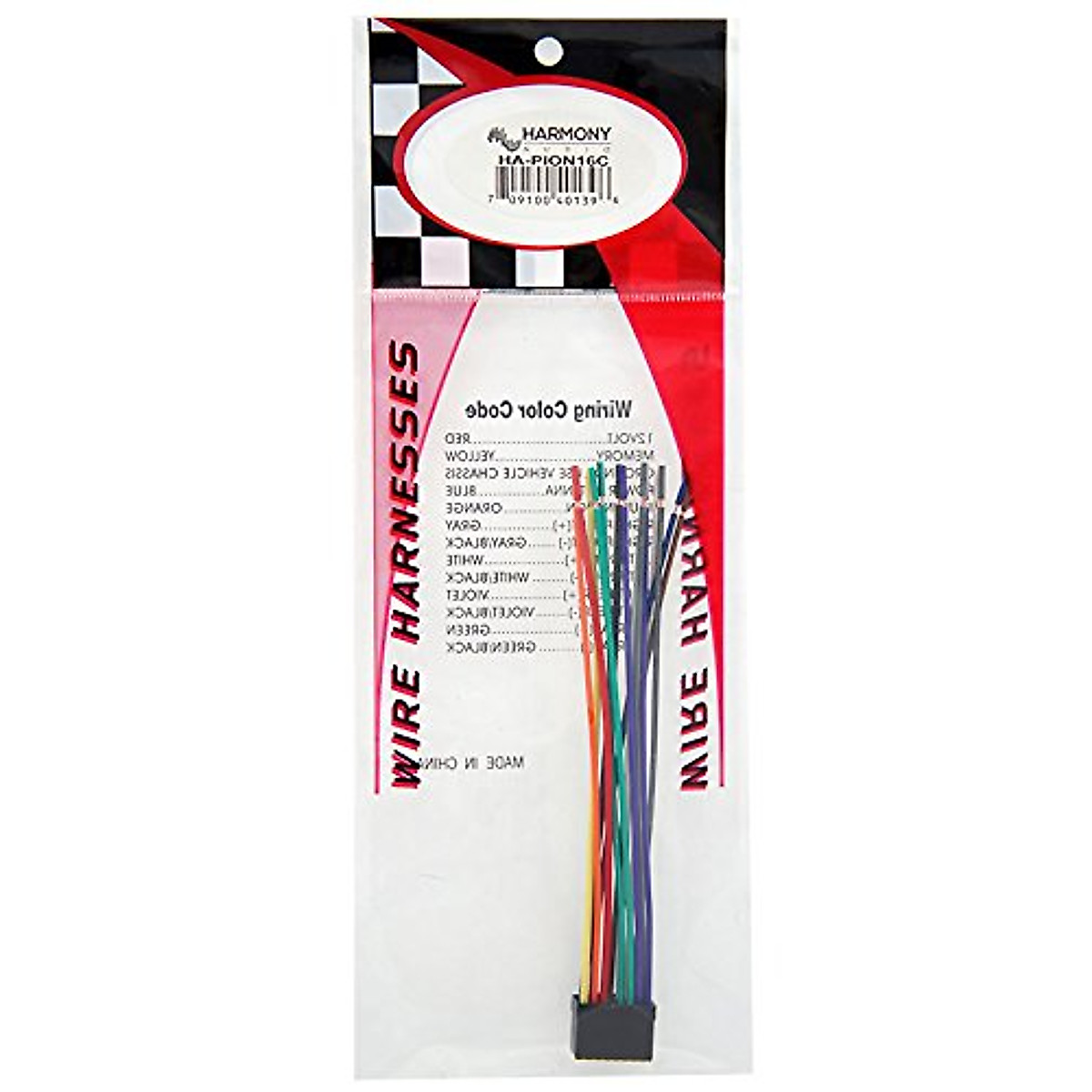 Compatible with Pioneer DEH-P860MP Aftermarket Stereo Radio Receiver Replacement Wire Harness