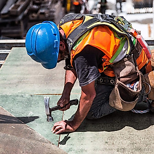 6 pc. Snap-On Hard Hat Sweatband, Cotton Made Hard Hat Liner, Reusable Hardhat sweatbands (Blue) 6 Pieces