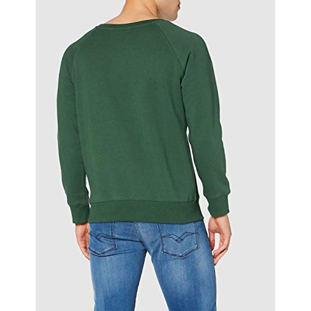 Bottle Green and White Trinity College Dublin Ireland Seal Sweatshirt (Green, XX-Large)