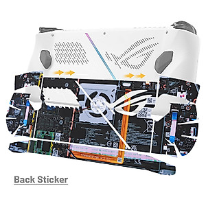 LUPAPA Protective Skin Decal for ROG Ally, Custom Stickers Vinyl Wraps for ROG Ally Gaming Handheld, 2023 New Game Console Sticker Skin