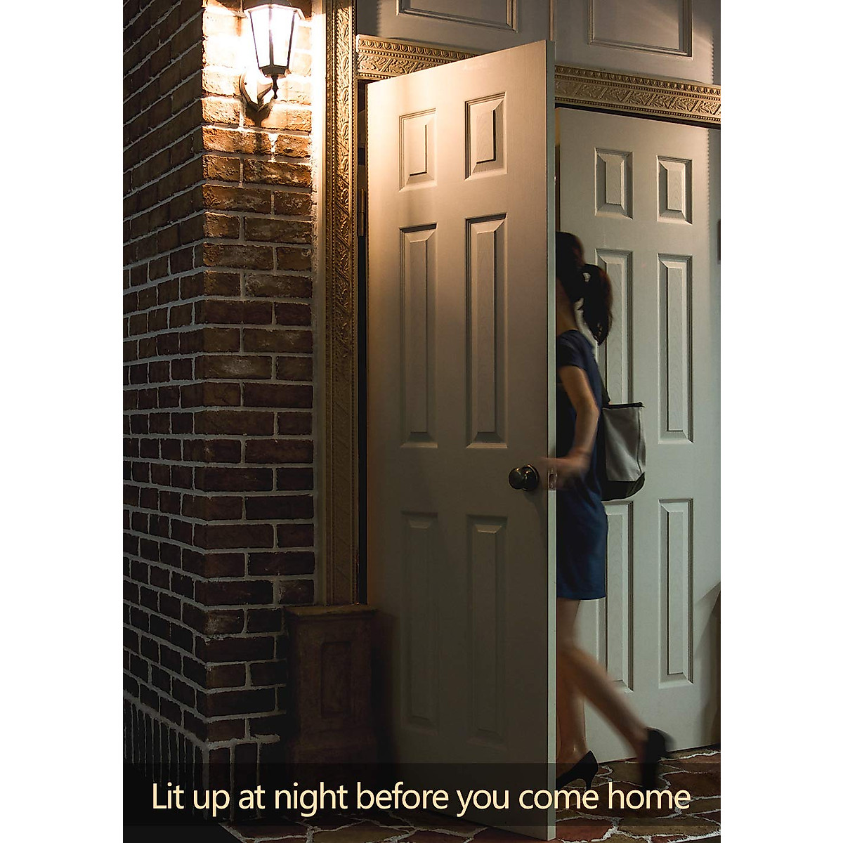 Vgogfly Sensor Lights Bulb Dusk to Dawn LED Light Bulbs Smart Lighting Lamp 7W E26/E27 Automatic On/Off, Indoor/Outdoor Yard Porch Patio Garage Garden (Warm White, 2 pack)