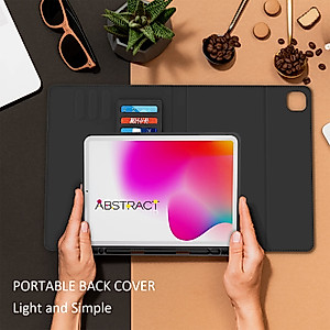 CAVOKAS for New iPad Pro 11 Inch Case 2021 3rd Generation, 2nd Gen 2020 Leather Case with Apple Pencil Holder - Auto Wake/Sleep, Durable & Removable Magnetic Protective Cover, Black