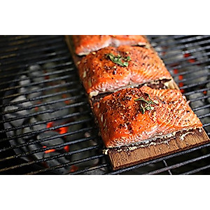 Wood Fire Grilling Co. Bulk 30 Pack Cedar Grill Planks - 5x11 for Salmon, Chicken, Fruits & Veggies