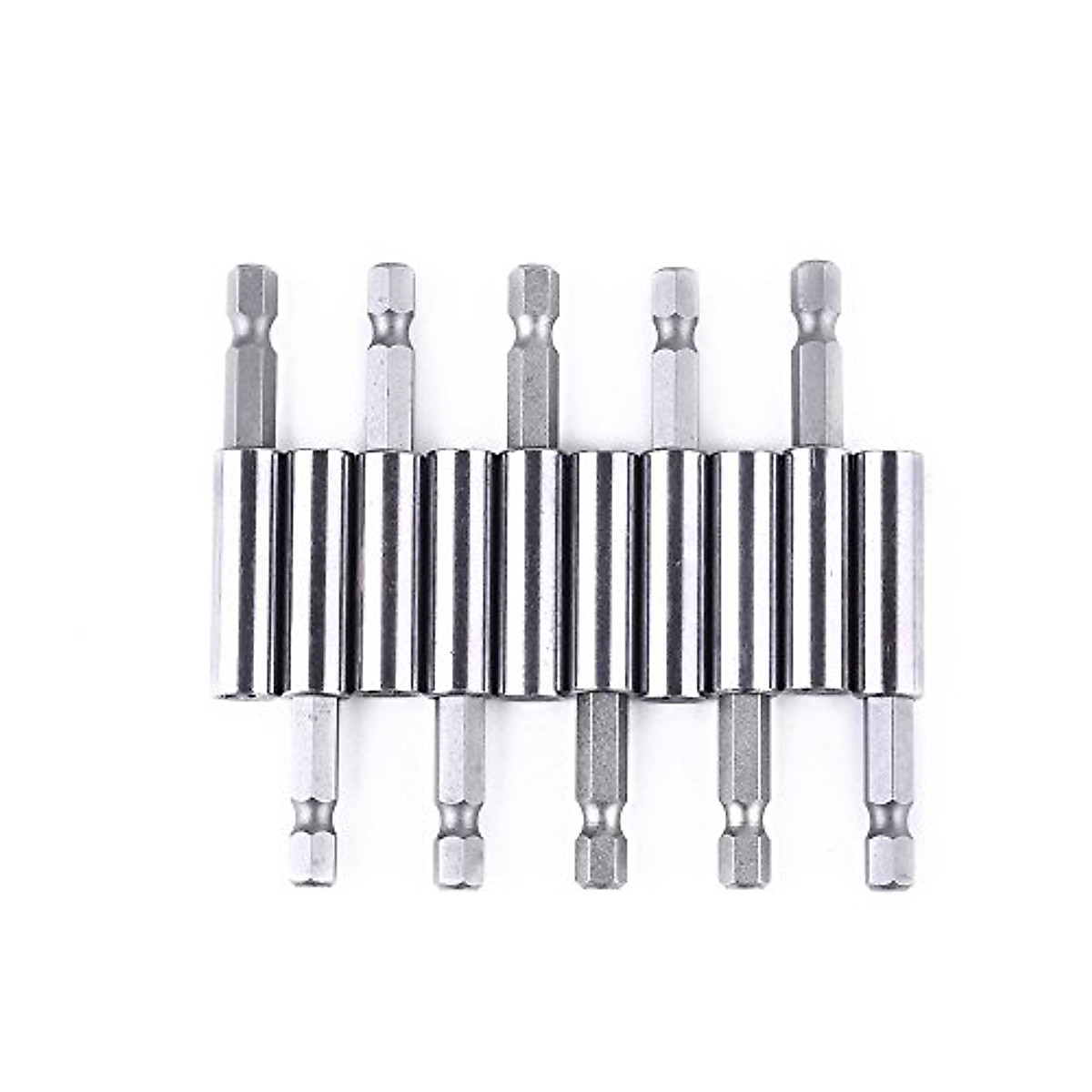 Rocaris 10 Pack Magnetic Extension Socket Drill Bit Holder 1/4" Hex Power Tools
