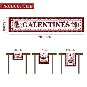 Galentines Day Table Runner Valentines Day Linens Table Cloth Dresser Scarves Galentines Day Decorations for Galentines Day Party Favors Table Decorations