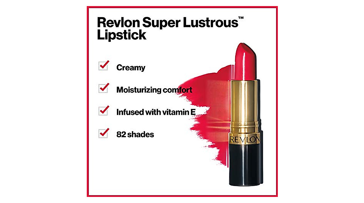 Revlon Super Lustrous Lipstick 755 Bare It All - Vibrant & Moisturizing