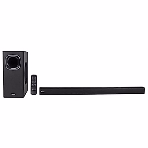 Rockville ROCKBAR 40" 400W Soundbar W/Wireless Subwoofer/Bluetooth/HDMI/Optical, Black