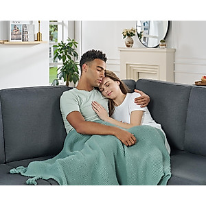 Jocisland Sofa Bed, 85 Inch Sleeper Sofa with Pull Out Bed & Storage Seat, Oversized L Shape Sectional Sofa for Living Room Apartment, Grey Linen Reversible Couch