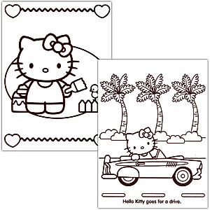 Hello Kitty Coloring & Activity Book Super Set ~ 5 Hello Kitty Coloring Books, Crayons, and over 50 Hello Kitty Stickers (Hello Kitty Party Pack)
