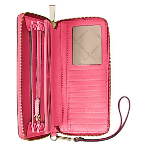 Michael Kors Jet Set Travel Wallet, Rubin Red