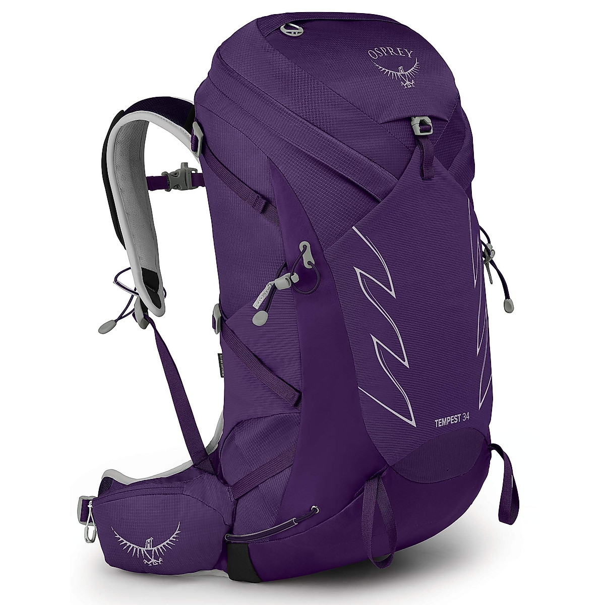 Osprey Tempest 34 Women's Hiking Backpack, Violac Purple, Medium/Large