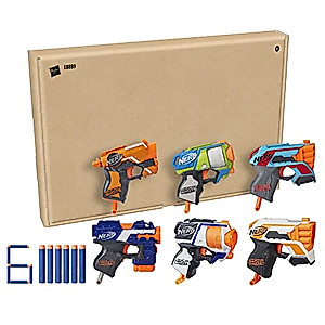 Nerf MicroShots 6-Blaster Bundle, 6 Mini Dart-Firing Nerf Elite Blasters and 6 Official Nerf Elite Darts - for Kids, Teens, Adults (Amazon Exclusive)