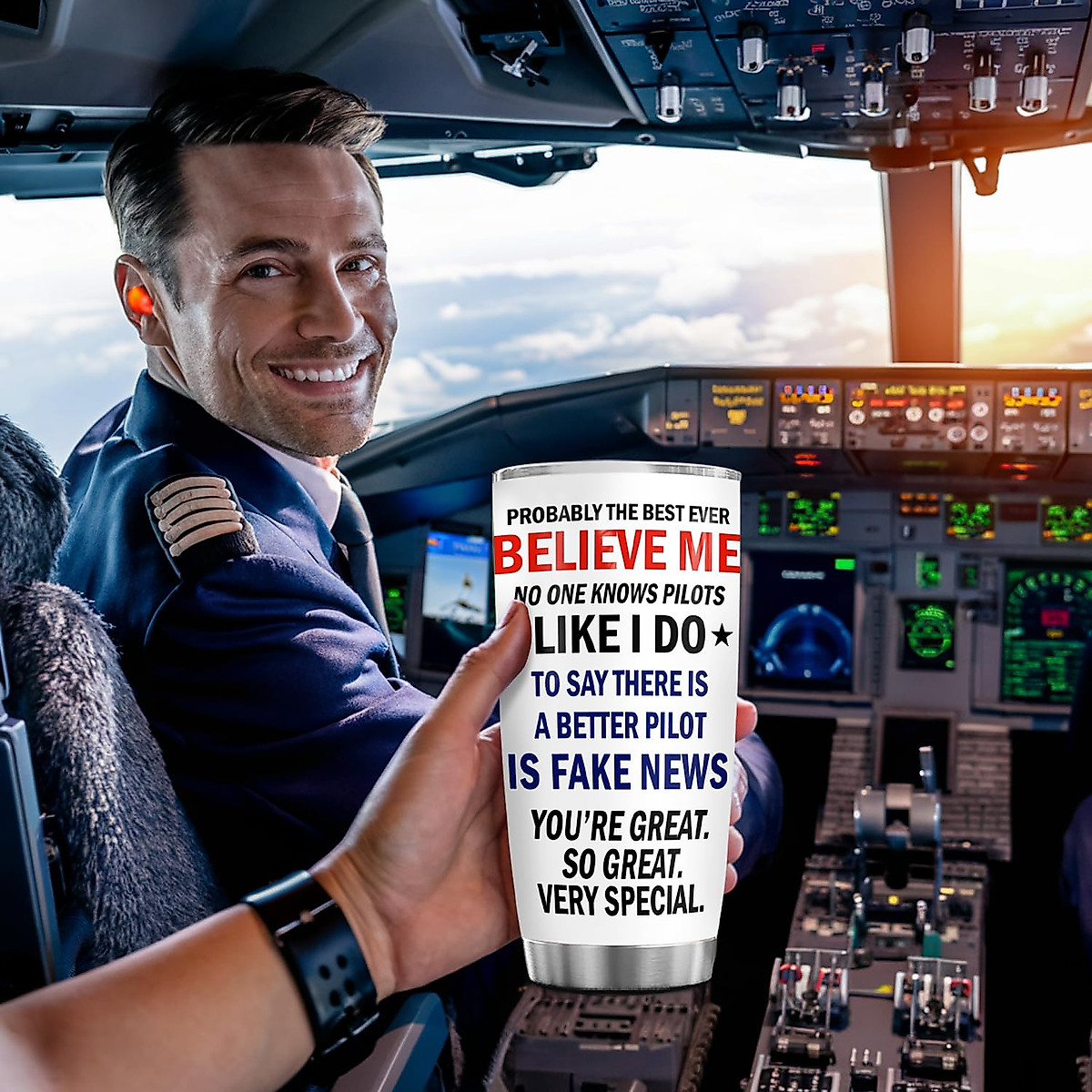 20 Oz Tumbler Aviation Gifts Pilot Gifts For Men Cool Gifts For Pilots Pilot Accessories Airplane Gifts For Men Private Pilot Pilot Accessories For Husband Son Birthday Christmas Retirement Gifts