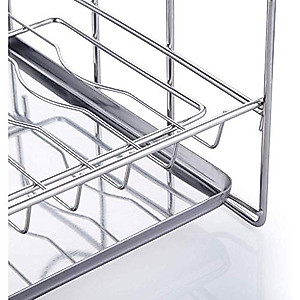 SDGH Stainless Steel Dish Rack - Drain Rack Kitchen Dish Rack Tablewarenb Storage Rack