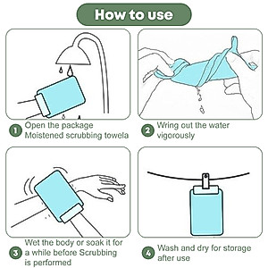 Bath Sponge, PVA Super Soft Exfoliator Sponge Gloves, Bath and Body Exfoliator Mitts, Dual-Sided, Multi-Purpose Glove Exfoliates Skin, Scrubbing Glove for Shower Spa Massage and Dead Skin Cell Remover