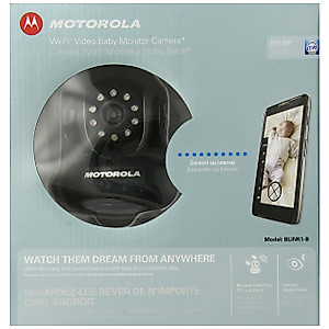 Motorola Blink1 Wi-Fi Video Camera for Remote Viewing with iPhone and Android Smartphones and Tablets, Black