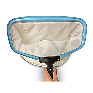 Bucket Lidz Triluca Pool Skimmer – Fine Mesh Net for Sand, Silt, Pet Hair, & Leaves – Great for Decorative Koi Ponds, Hot Tubs, and Pools