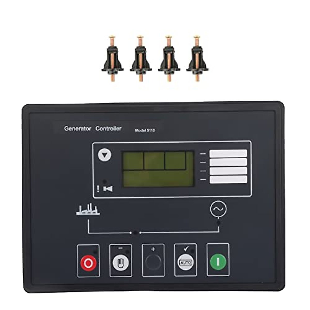 Generator Controller Module Panel, Separate Core DSE5110 Generator Electronic Controller Module Control Panel LCD Display