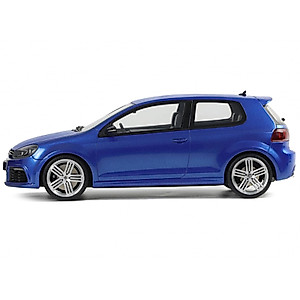 2010 Golf VI R Rising Blue Metallic Limited Edition to 3000 Pieces Worldwide 1/18 Model Car by Otto Mobile OT412