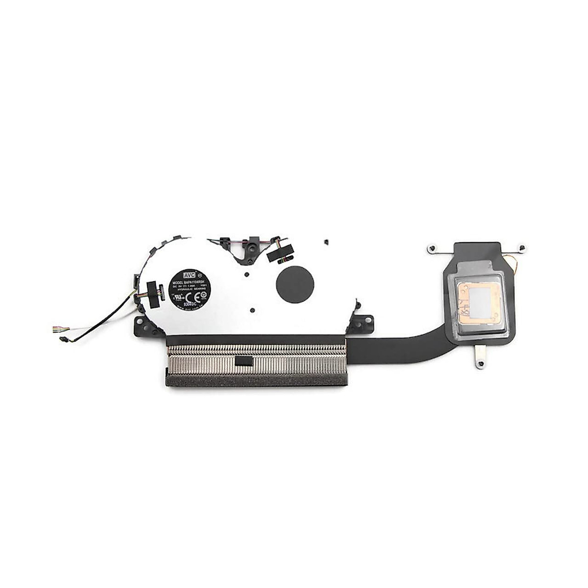 Comp XP AT1FH001FF0, AT1FH001VV0 DFS1507053H0T 5H40S19962 New Genuine Fan and Heatsink for Lenovo Yoga C740-15IML 81TD DC5V 0.5A