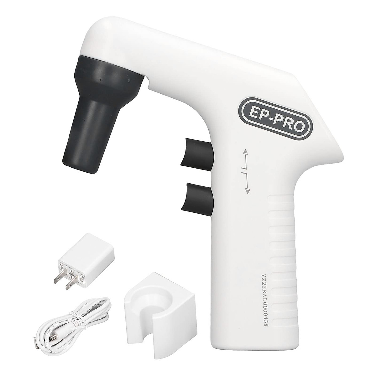 Electric Pipette Controller, 0.1-100ml Lab Digital Automatic Pipettor Motorized Pipette Filler with 6 Adjustable Speed, 2 Drainage System, LCD Display for Biology Chemical Lab