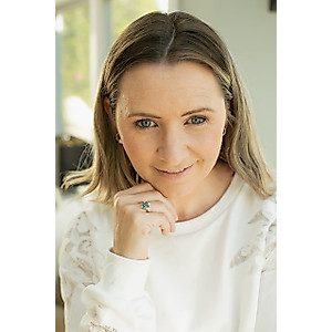 Heartland By Beverley Mitchell 10K Rose Gold 7mm Square Cut Teal Lab-Created Alexandrite & Lab-Created White Sapphire Cathedral Statement Ring - Size 8