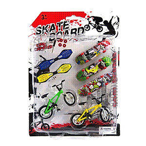 Remeehi Party Favors Educational Finger Toy Mini Finger Sports Skateboards/Bikes/Swing Board with Endoluminal Metallic Stents(send components and parts)