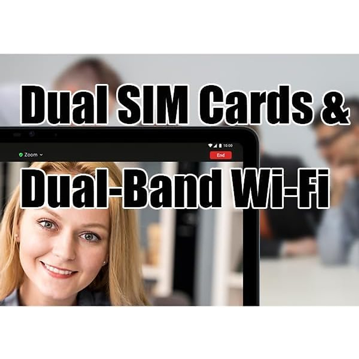 DOOGEE T10 Android Tablet 2K HD 10.1 inch, 8+7GB RAM 128GB ROM(TF 1TB), Octa-Core Android 12 OS, Battery 8300mAh, 2.4/5G WiFi＆Bluetooth 5.0, 13MP+8MP Camera, TÜV Low Bluelight Tablet for Kids（Blue）