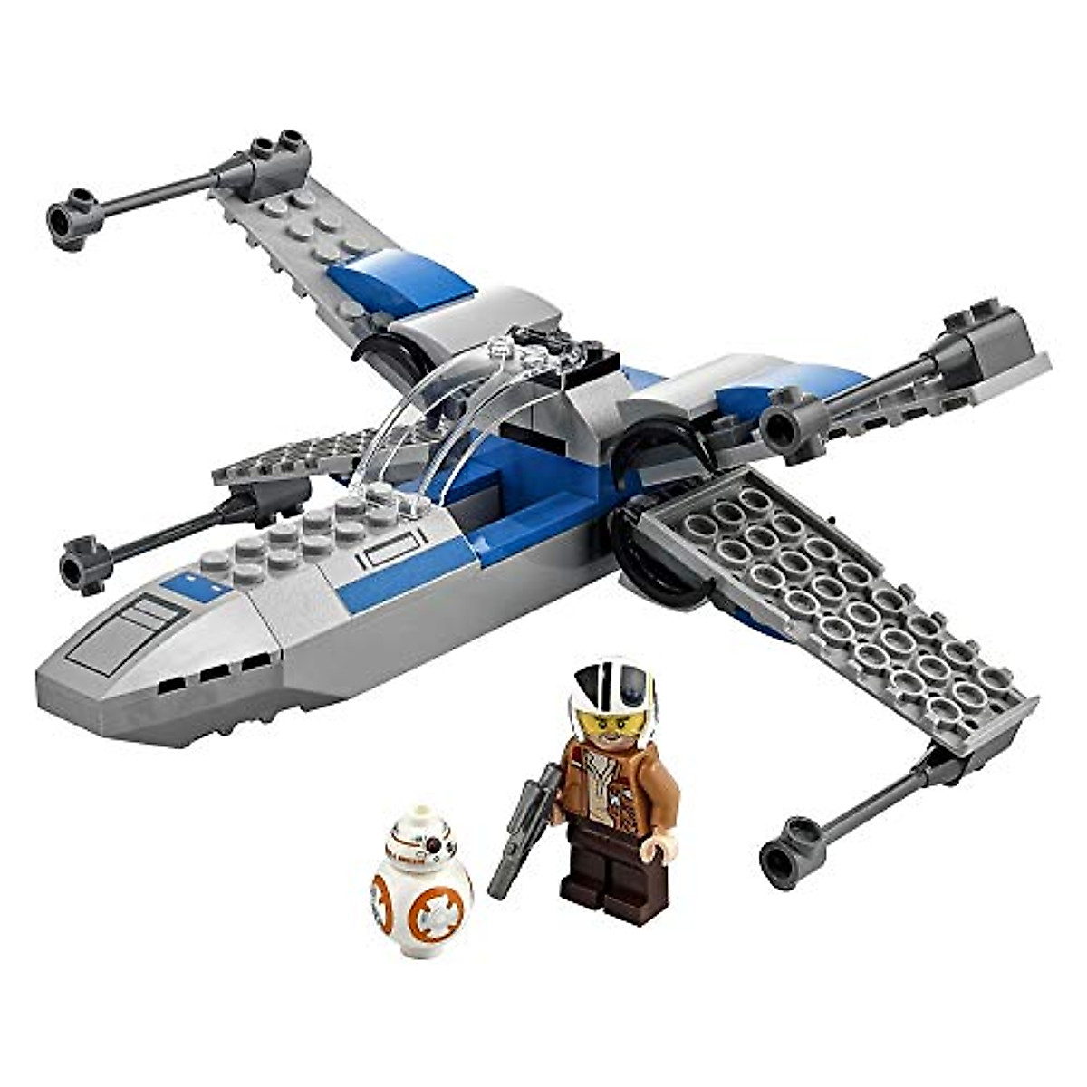 LEGO Star Wars Resistance X-Wing 75297 Building Kit; Awesome Starfighter Building Toy for Kids Aged 4 and Up, Featuring Poe Dameron and BB-8; New 2021 (60 Pieces)
