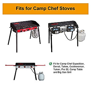 LS'BABQ Adjustable Leg Levelers-Accessories for Camp Chef Explorer Stoves,Expedition Grill,Set of 4