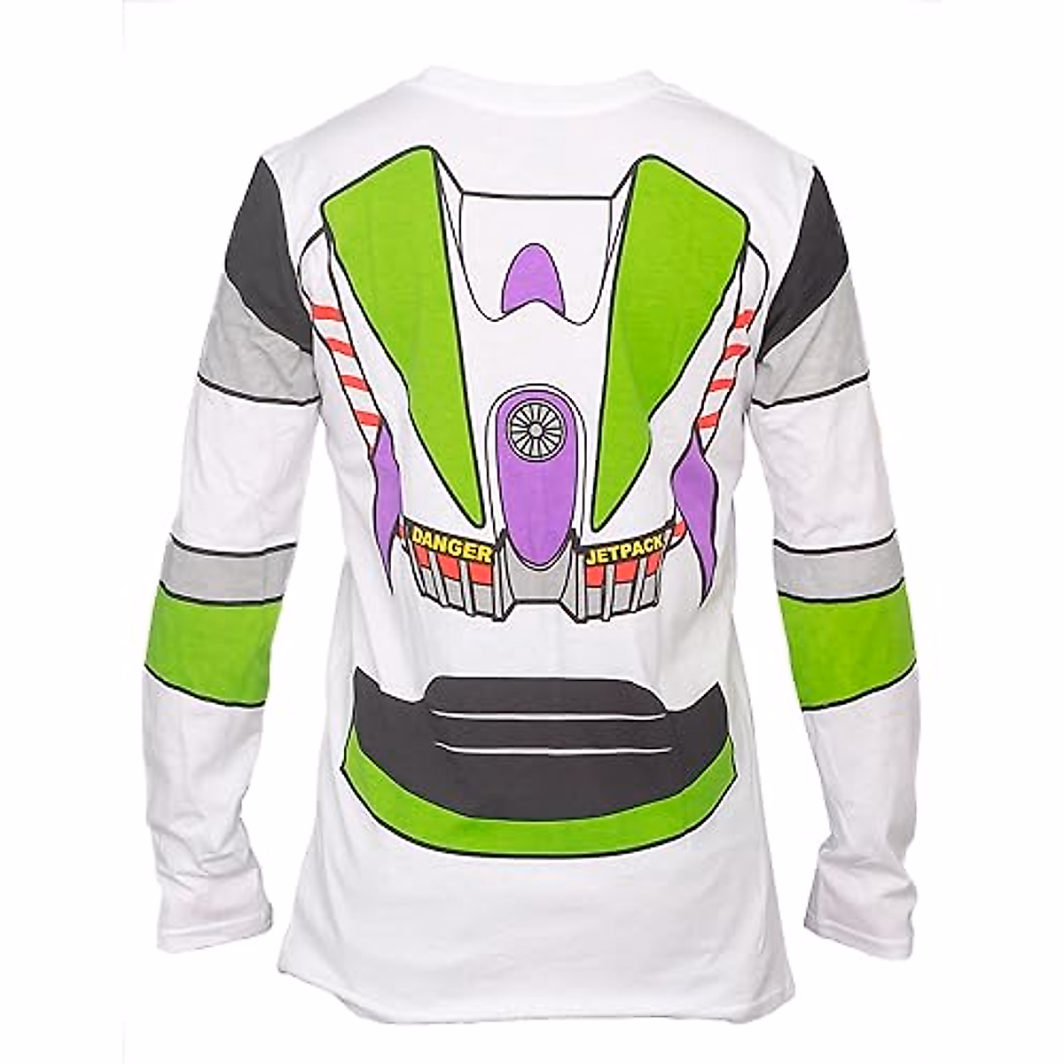 Mad Engine Buzz Lightyear White Long Sleeve T-Shirt for Men’s & Women’s