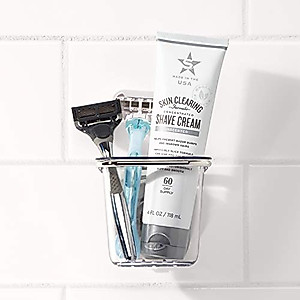 OXO Good Grips StrongHold Suction Multipurpose Shower Accessory Cup,Clear,