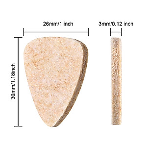 CHENGU Nylon Ukulele Strings with Felt Ukulele Picks for Soprano (21 Inch)/ Concert (23 Inch)/ Tenor (26 Inch) Ukulele (5 Sets String, 10 Felt Picks)