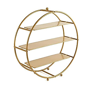 Efavormart 21" Gold Metal Tiered Cupcake Stand 3 Tier Dessert Stand Cupcake Holder
