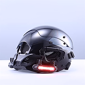 Marikito Cyberpunk Mask Helmet Futuristic Mask Techwear Mask Sci Fi Mask Gothic Mask Halloween Cosplay Costume Mask Suitable For Any Adult