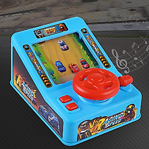 01 02 015 Handheld Game Console, Racing Adventure Game Console Kids' Handheld Games Pre-Kindergarten Toys Develop Their Thinking Logical Abilities