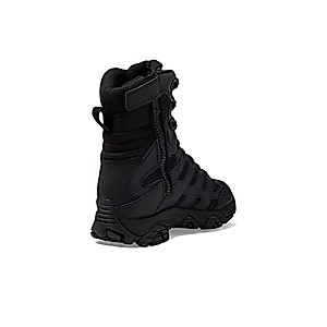 Merrell Men's Moab 3 Tactical 8" Zip Waterproof Military Boot, Black, 11