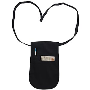 Fame F31 Black Stash and Store Money Pouch Apron and F51 Fame Cloth Belt