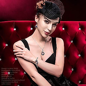 Nickel,Kate Lynn Phoenix Earrings for Women, Christmas Birthday Gifts for Women, Jewelry for Women Crystal Earring, Xmas Bday Gifts for Women Mom Grandma Wife Girlfriend Daughter Best Friend