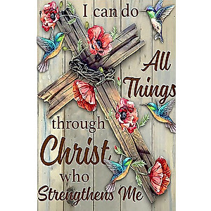 Christ Diamond Painting Kits for Adults,5D Diamond Art Kits for Adults Beginner,DIY Full Drill Diamond Dots Paintings with Diamonds Gem Art and Crafts for Adults Home Wall Decor, Crucifix 12x16in