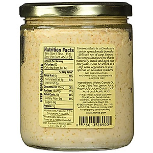 Krinos Taramosalata Greek Style Caviar Spread 8 Ounce Jar