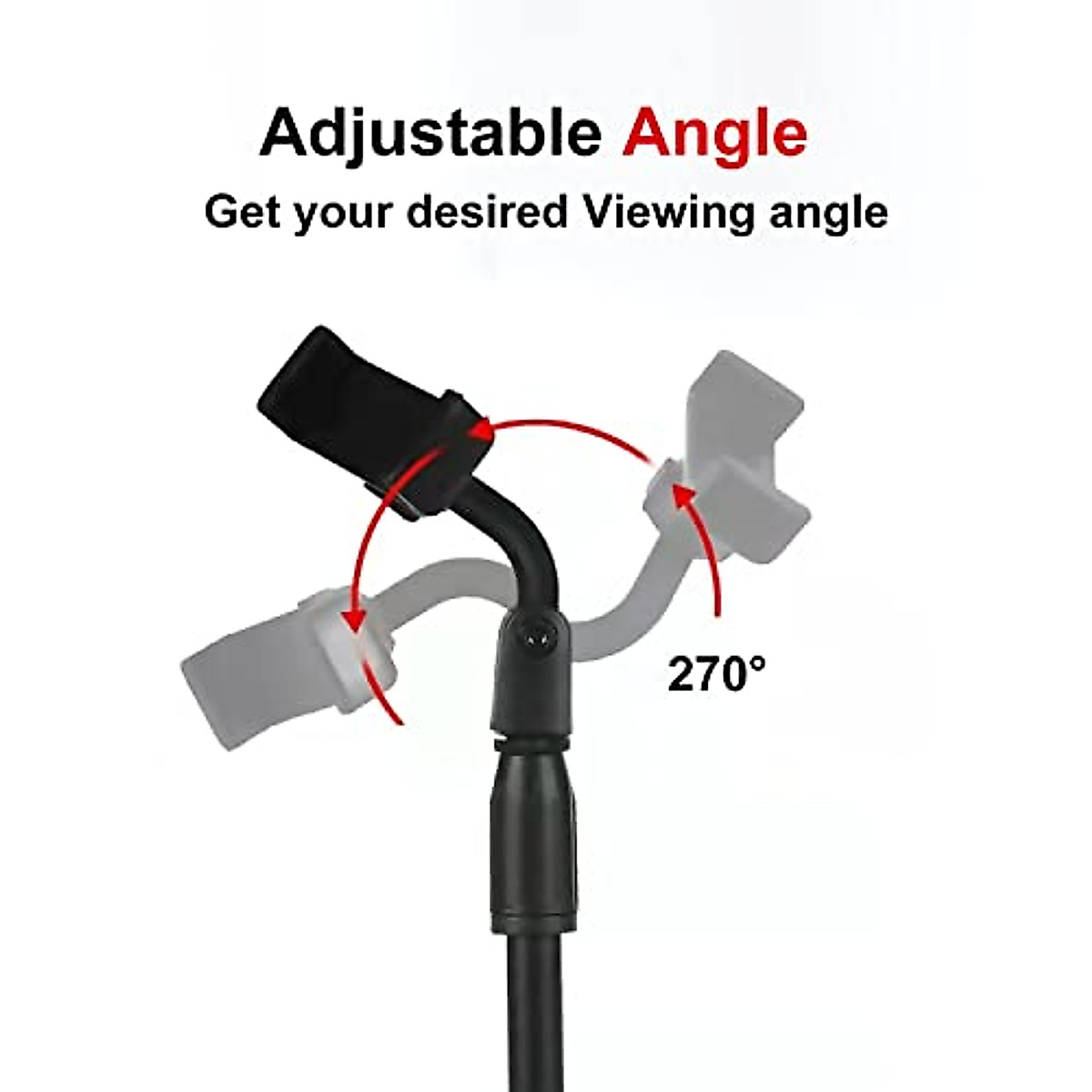 NA Slixune Adjustable Portable Desktop Phone Holder, a Must-Have Mobile Phone Tool for Lazy People