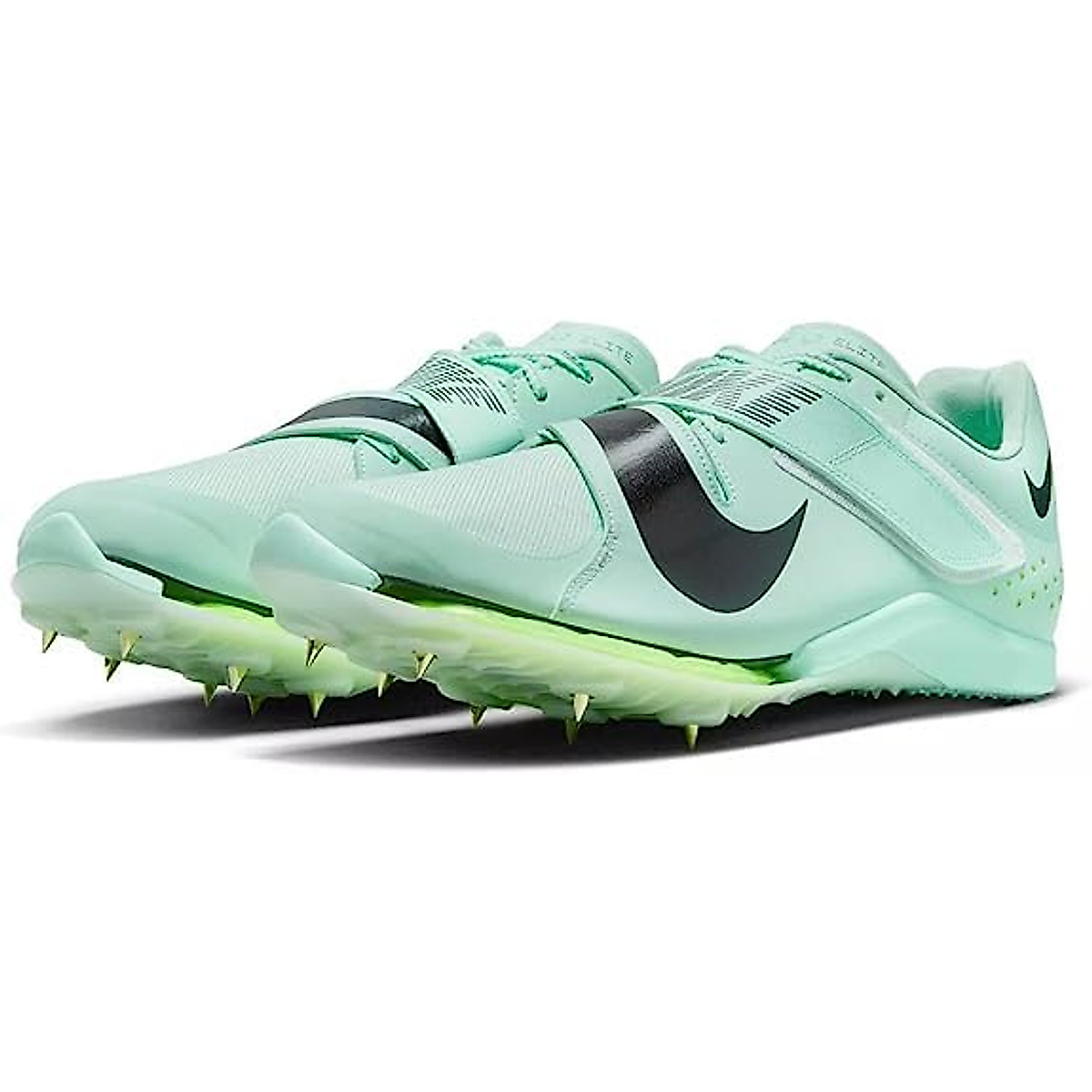 Nike Air Zoom Mens LJ Elite DR9924-300 Long Jumping Shoes Track Spikes Size 10 US Green