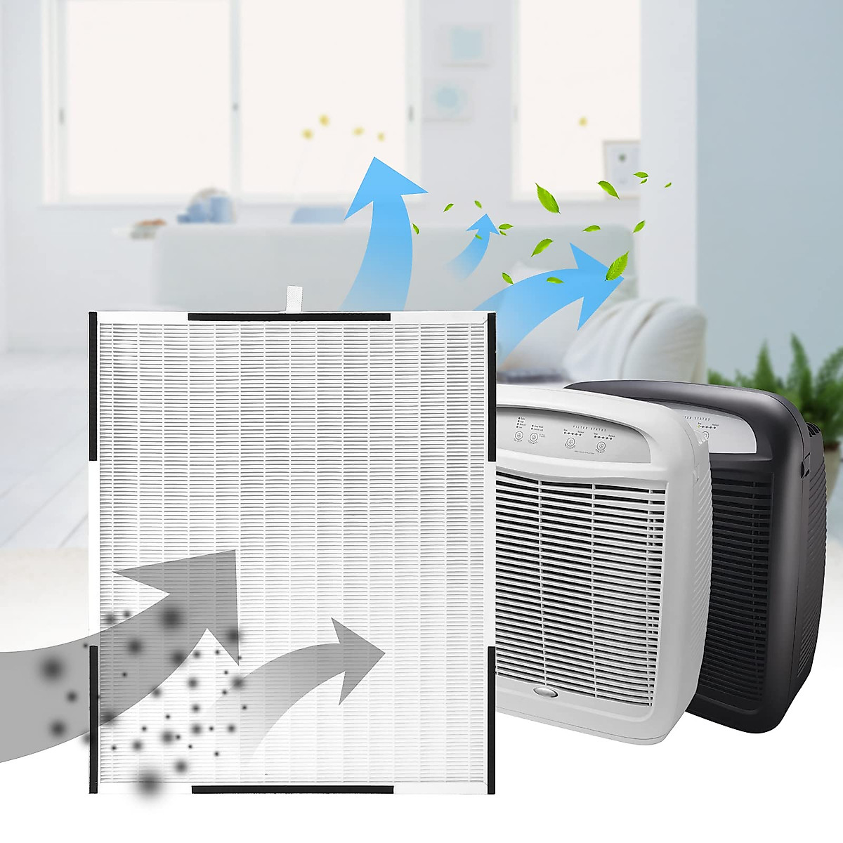 FMDZFL 510/450 Replacement Filter Compatible with Whirlpool Whispure 8171434K/1183054K, for AP450, AP510, AP51030K, WP500P, WP500, AP45030K, WP1000 Purifier, 1 HEPA Filter + 5 Carbon Pre-Filters