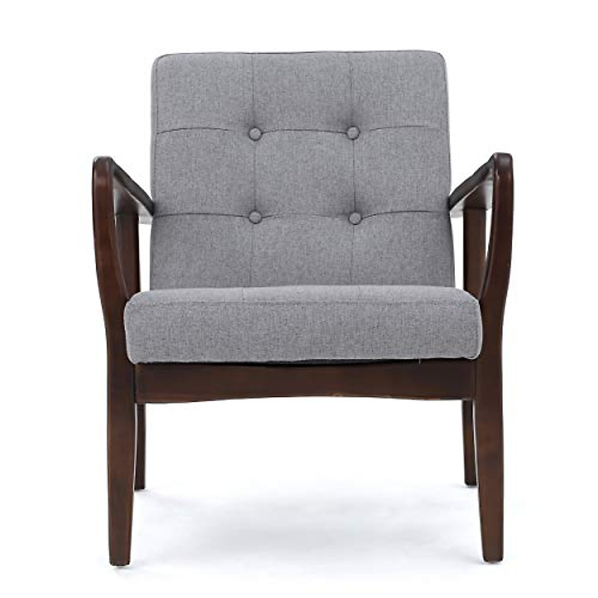 Christopher Knight Home Brayden Fabric Club Chair, Grey