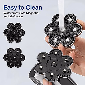 Magnetic Head Shavers for Bald Men, 5-in-1 Cordless Electric Head Shavers with Beard Nose Hair Trimmer & Head Shaver Replacement Heads