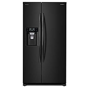 Daewoo FRS-Y22D2B Side Refrigerator, Black, includes delivery and hookup