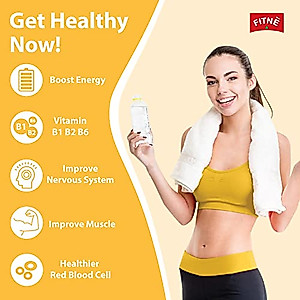 FITNE Instant 3 In 1 Coffee Packets Mix With L-Carnitine For Workout Exercise Vitamin B1 B2 B6 Smooth Blend No Sugar Sucralose Sweetener, 10 Sticks