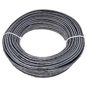 Micro Connectors 250 Feet Cat6 Solid (F/UTP) Outdoor Bulk Ethernet 23AWG Cable (Black) (TR4-560BOU-250)